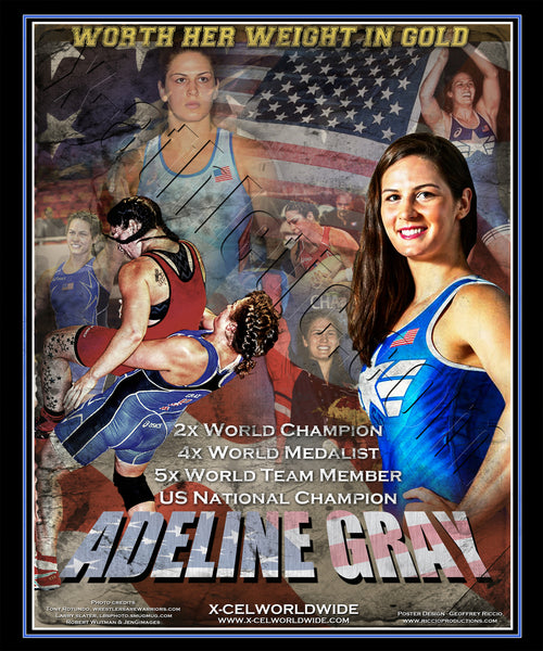 Adeline Gray Limited Edition Signed Lithograph /750 – X-Athletic